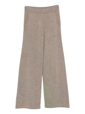 Eric Bompard Cashmere Wide-leg Palazzo Pants - Neutrals