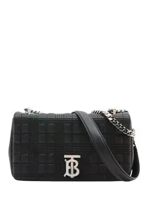 Burberry 2018-2023 Small Quilted Lambskin Lola Crossbody Bag - Black