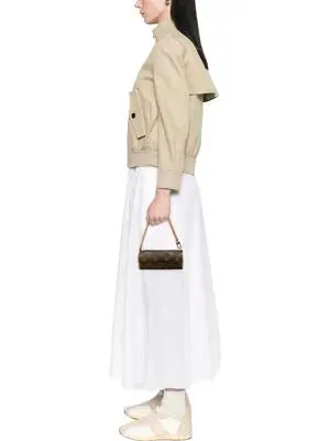 LOUIS VUITTON 1990-2010 Monogram Papillon Pochette Handbag - Brown