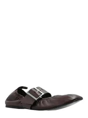 ALOHAS ALOHAS Sarea Buckle-Strap Ballet Flats Red