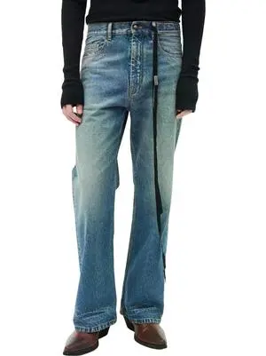 ANN DEMEULEMEESTER Alarik Flared Jeans - Blue