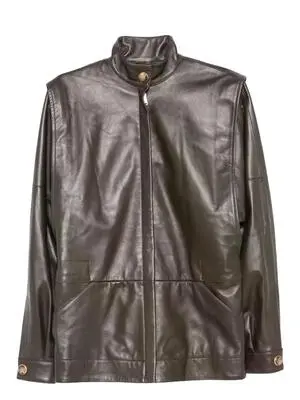 DARKPARK Gianna Leather Jacket - Brown