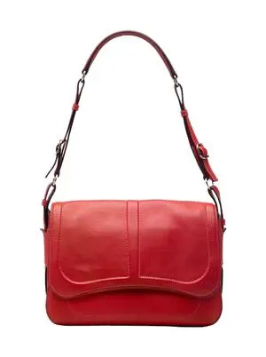 Hermès 2016 Epsom And Swift Harnais Shoulder Bag Red