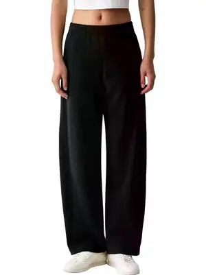 Adidas Logo-embroidered Track Pants - Black