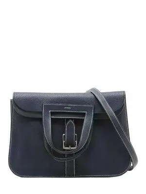 Hermès 2016 Clemence Halzan 31 Satchel Blue