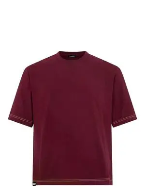Dsquared2 Tape V-neck T-shirt - Red