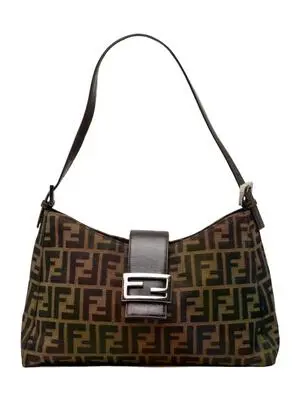 Fendi 20th Century Zucca Canvas Shoulder Bag - Brown