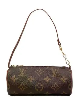 LOUIS VUITTON 1990-2010 Monogram Papillon Pochette Handbag - Brown