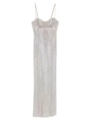 GIUSEPPE DI MORABITO Giuseppe Di Morabito Ruched Maxi Slip Dress