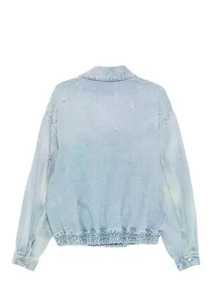 Giuseppe Di Morabito Embellished Bomber Jacket - Blue