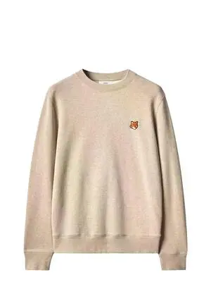Maison Kitsuné Fox Head Patch Sweatshirt - Neutrals
