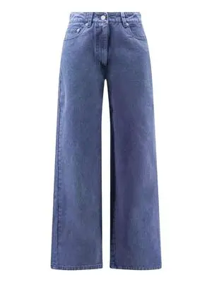 TONYWACK Washed-effect Five-pocket Jeans