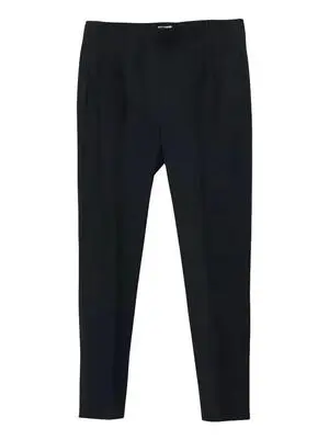 BRUNELLO CUCINELLI Brunello Cucinelli Vintage Navy Blue Elasticated Tapered Leg Trousers