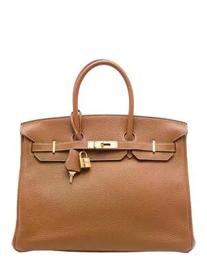 HERMÈS Hermès 35cm Togo Leather Birkin Retourne Handbag