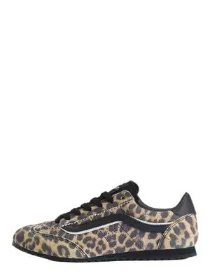 VANS Leopard-print Serio Lace-up Sneakers - Neutrals