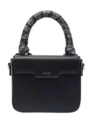 Amiri Micro Ma Leather Tote Bag - Black