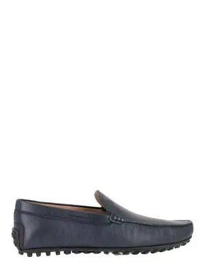 TOD'S Pebble-sole Loafers - Blue
