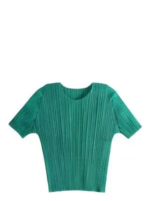 ISSEY MIYAKE Pleats Please Issey Miyake Short Sleeve Top