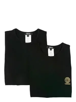 Versace Logo-print T-shirt - Black