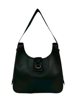 Hermès 1992 Clemence Tsako Shoulder Bag Black