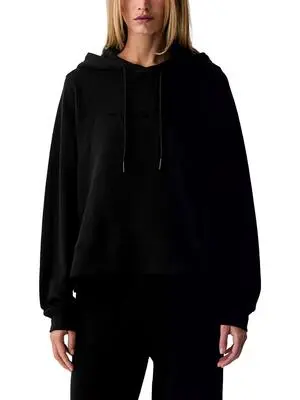 TWINSET Logo Embroidered Drawstring Jumpsuit - Black
