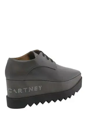 Stella McCartney Elyse Platform Lace-up Derby Shoes - Grey