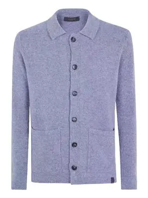 ZANONE Button-up Collared Cardigan - Grey