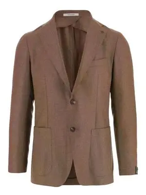 Tagliatore Single-breasted Blazer - Brown