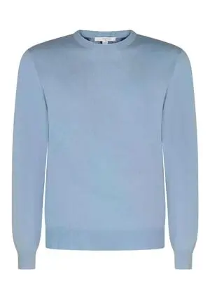 Malo Crew Neck Cashmere Sweater - Blue