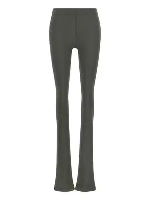ARMARIUM Lazlo Ribbed Flared Trousers - Grey