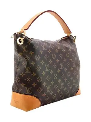 LOUIS VUITTON Monogram Canvas Pm Hobo Bag - Brown