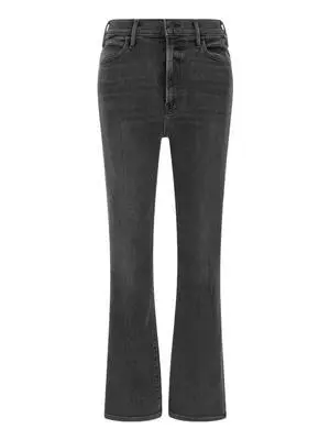 MOTHER Hustler Ankle Flared Jeans - Grey