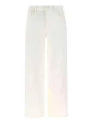 MOTHER Rambler Straight-leg Jeans - White