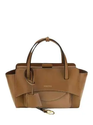 HIDESINS Small Flap Tote Bag - Brown