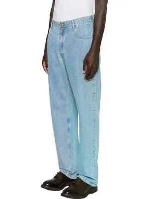 THOM BROWNE Thom Browne Five-Pocket Jeans With Buckle Strap Detail