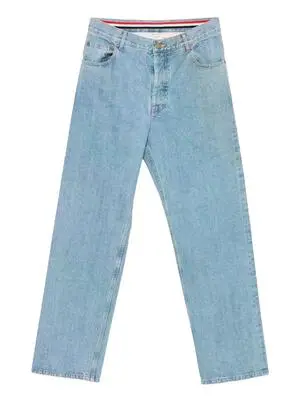 Thom Browne Five-pocket Jeans With Buckle Strap Detail - Blue