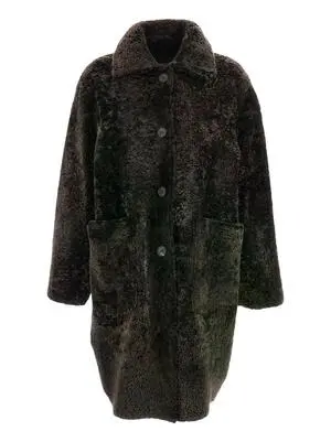 ARMA Zoey Reversible Shearling Coat - Brown