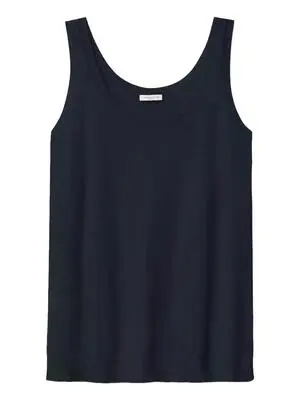 Lafayette 148 New York Scoop-neck Tank Top - Blue