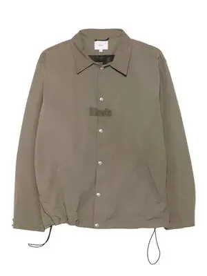 Rhude Logo-embroidered Overshirt - Green