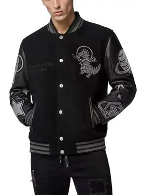 PHILIPP PLEIN PHILIPP PLEIN College Bomber Plein Space Strass