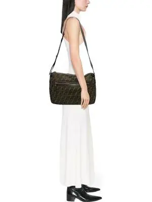 Fendi 2010-2026 Zucca Canvas Crossbody Bag - Brown