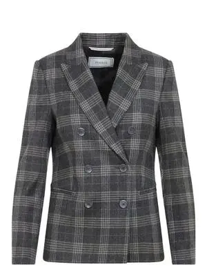 PESERICO Peserico Double-Breasted Check-Pattern Blazer