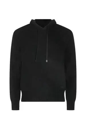 TOM FORD Drawstring Hoodie - Black