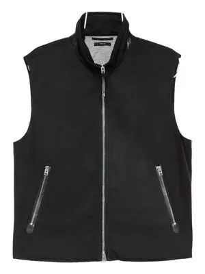 TOM FORD Zip-up Gilet - Blue