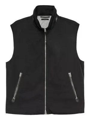 TOM FORD Zip-up Gilet - Blue