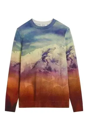 Gabriela Hearst Mountain-print Sweater - Blue