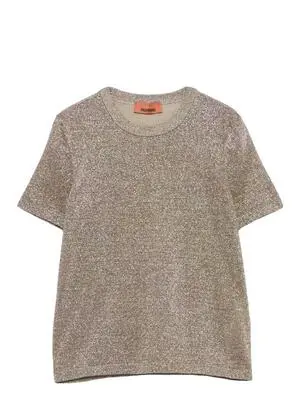 Missoni Crew-neck Short-sleeve Top - Neutrals