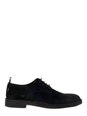 BOSS Suede Derby Shoes - Blue