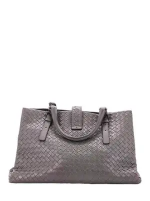 Bottega Veneta Bottega Veneta Roma Bag Intrecciato Nappa Medium Tote Bag Metallic