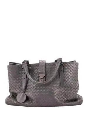 Bottega Veneta Bottega Veneta Roma Bag Intrecciato Nappa Medium Tote Bag Metallic